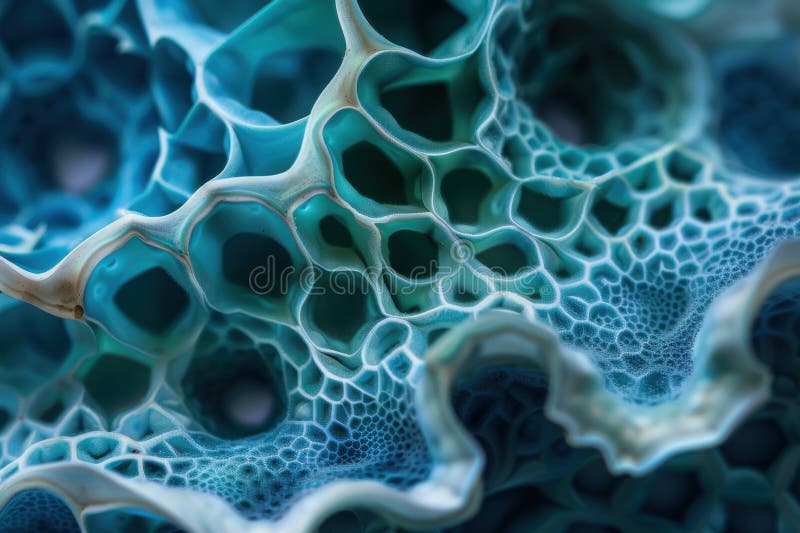 Abstract Organic Cellular Structure Stock Illustration - Illustration ...