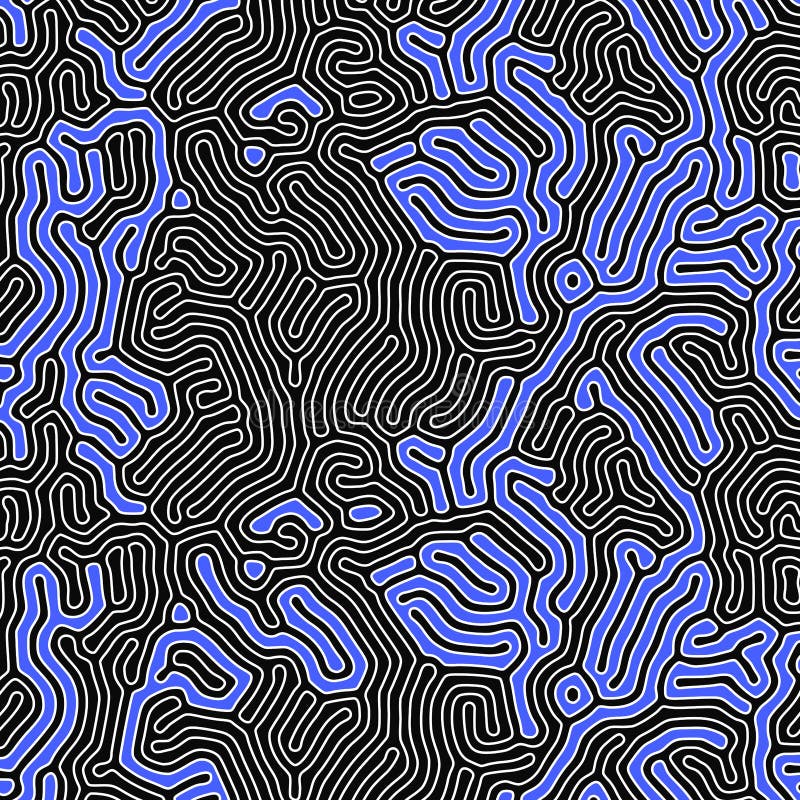 Abstract Organic Fluid Shape Pattern with Monochrome Point Vivid ...