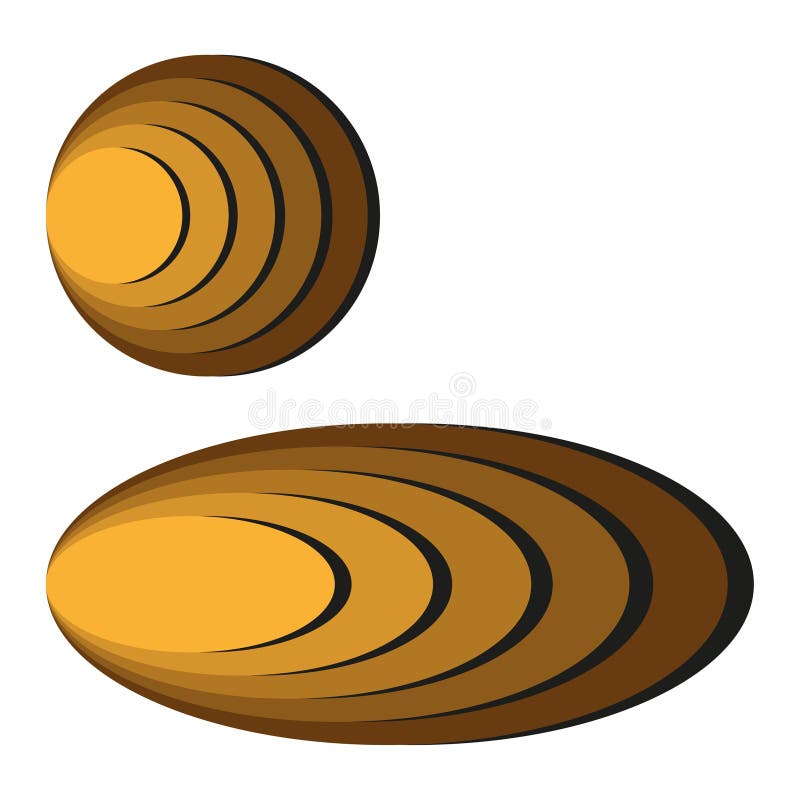 Abstract Organic Forms. Yellow Orange Shapes. Smooth Fluid Design ...