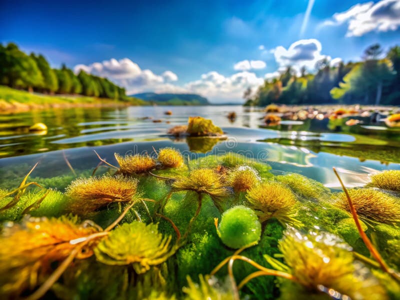 Abstract Organic Lake Growth Texture a Stunning Background for Design ...