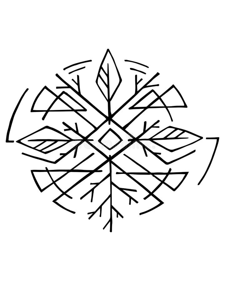 Abstract Organic Natural Symbol or Logo Illustration Stock Vector ...