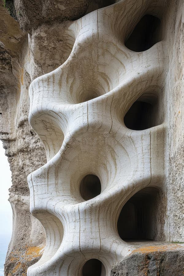 Abstract Organic Porous Stone Texture with Natural Patterns and ...