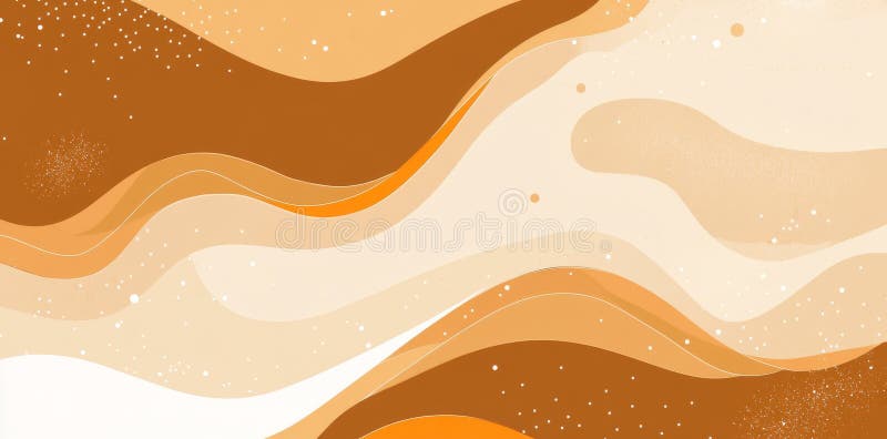 Abstract Organic Shapes Create a Seamless Pattern Illustration. the ...