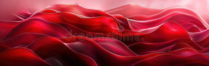 Red Waving Lines: Abstract Organic Texture Background for Webdesign ...