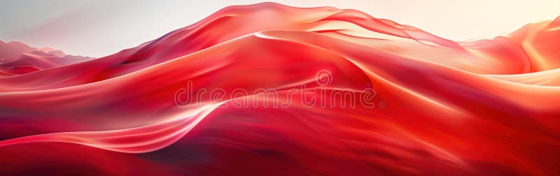 Red Waving Lines: Abstract Organic Texture Background for Webdesign ...