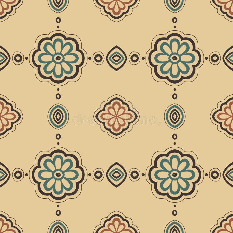 Abstract Oriental Pattern Doodle Zentangle Stock Vector - Illustration ...