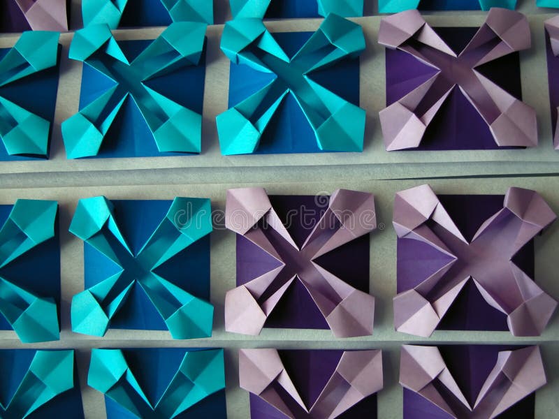 Abstract origami pattern stock photo. Image of blue, background - 1212816