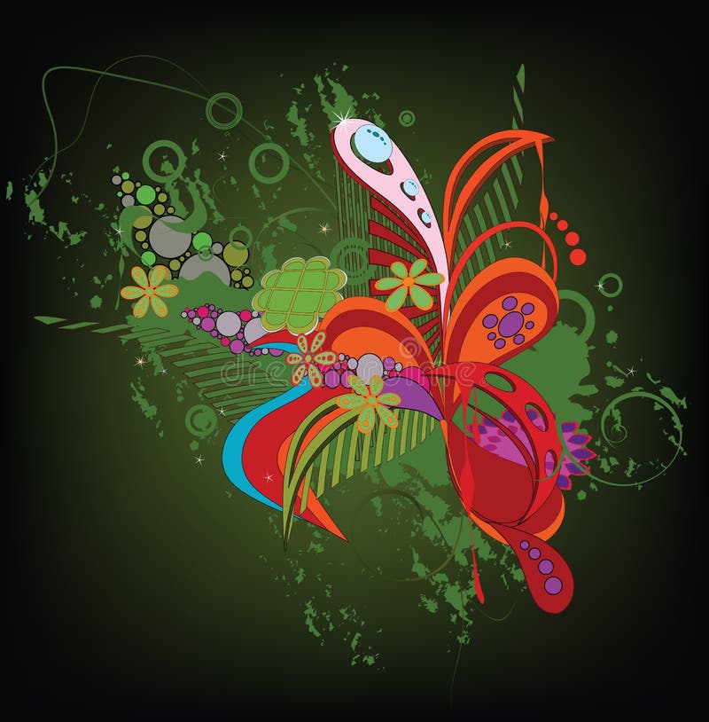 Abstract ornament stock vector. Illustration of nature - 19299607