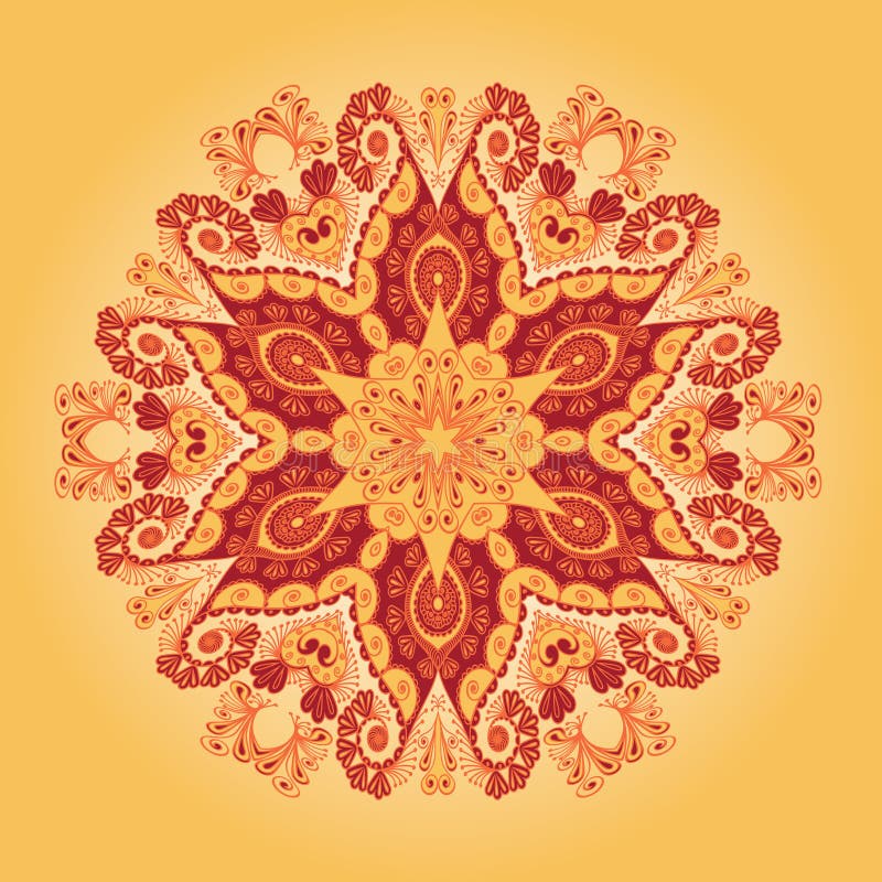 Vector mandala stock vector. Illustration of abstract - 32776482