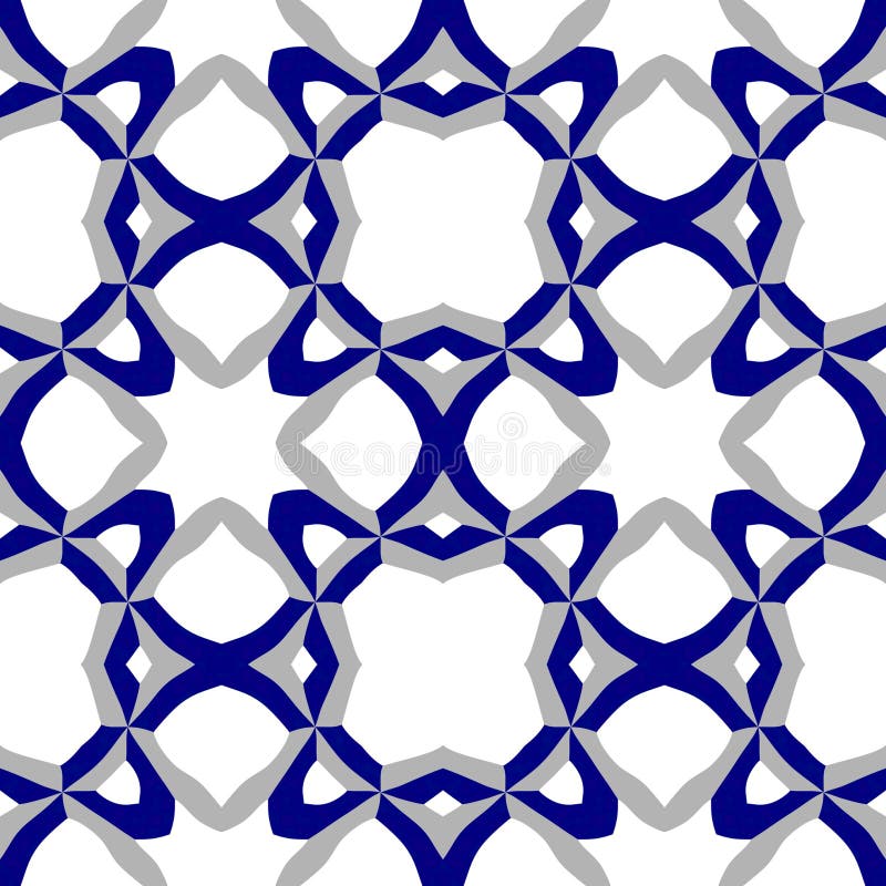 Abstract Ornate Pattern in Ornamental Style. Colored Seamless Tileable ...