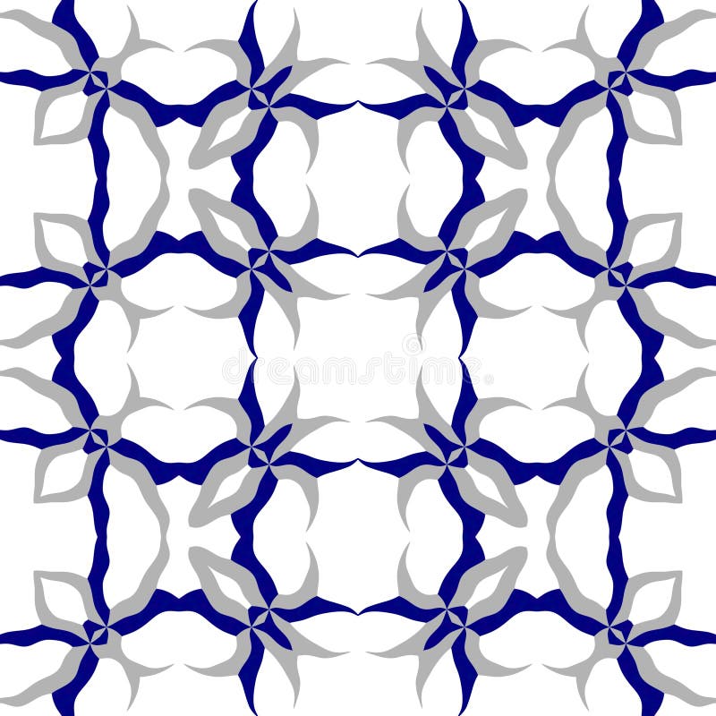 Abstract Ornate Pattern in Ornamental Style. Colored Seamless Tileable ...