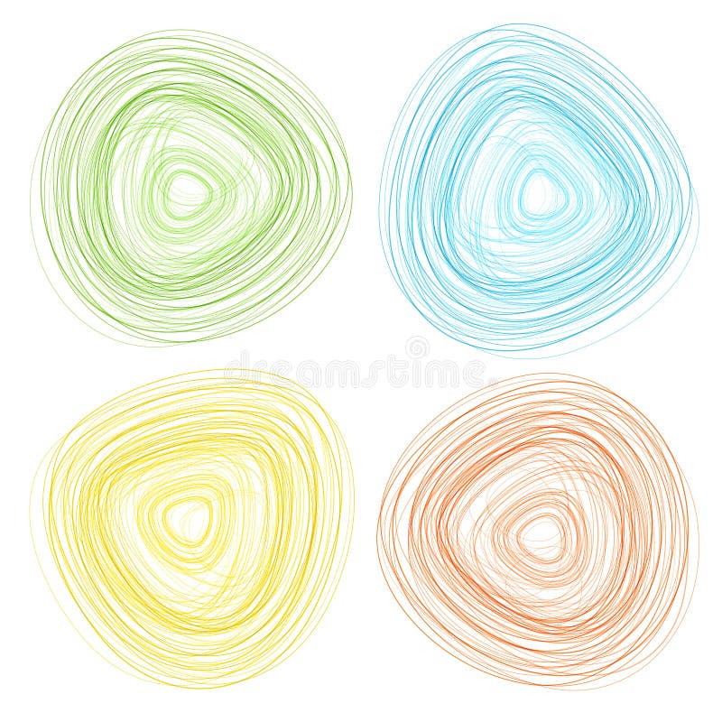 Abstract Outline Shapes stock vector. Illustration of geometric - 82772443