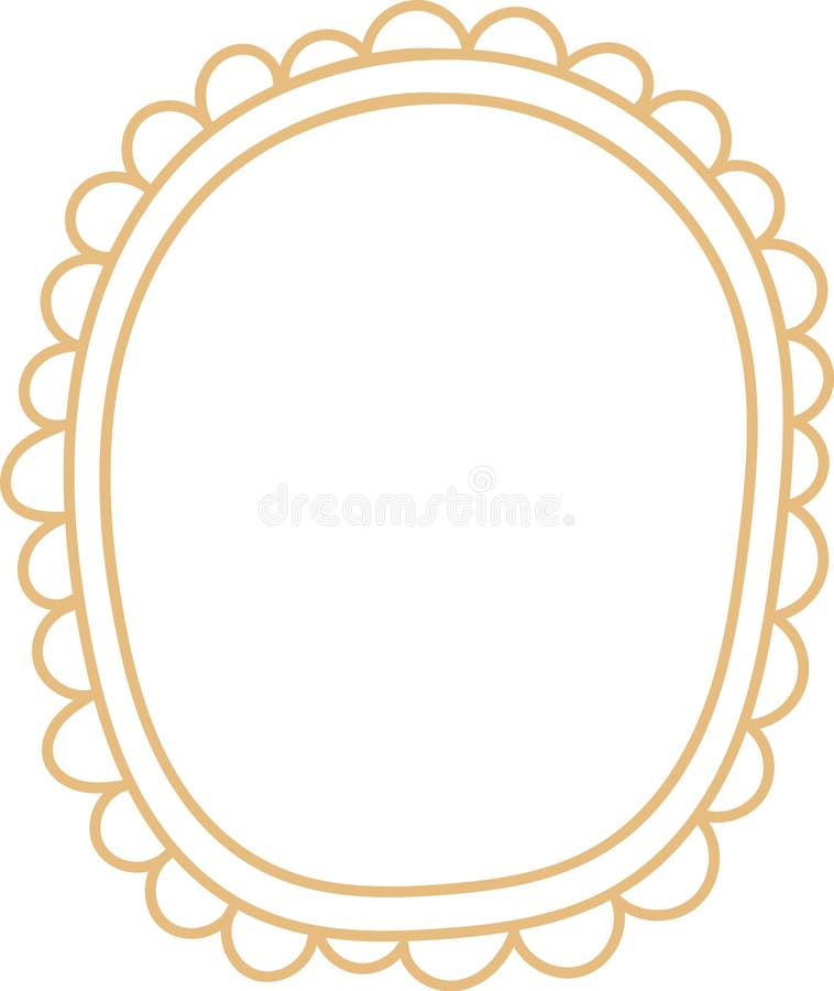 Abstract Oval Black Photo Edges for Landscape Photos Stock Illustration ...