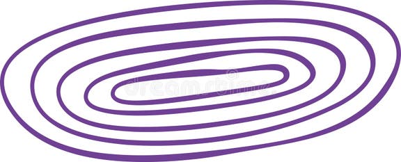 Abstract Oval Lines Doodle stock vector. Illustration of frame - 329380582