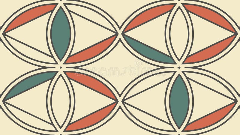 Abstract Oval Pattern Background Vector Illustration, Modern Art ...