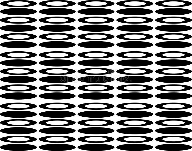 ABSTRACT OVAL SHAPING REPEATED DESIGN on WHITE BACKGROUND Stock Image ...