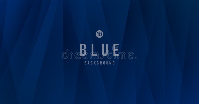 Abstract Overlap Geometric Shape on Dark Navy Blue Background. Luxury ...