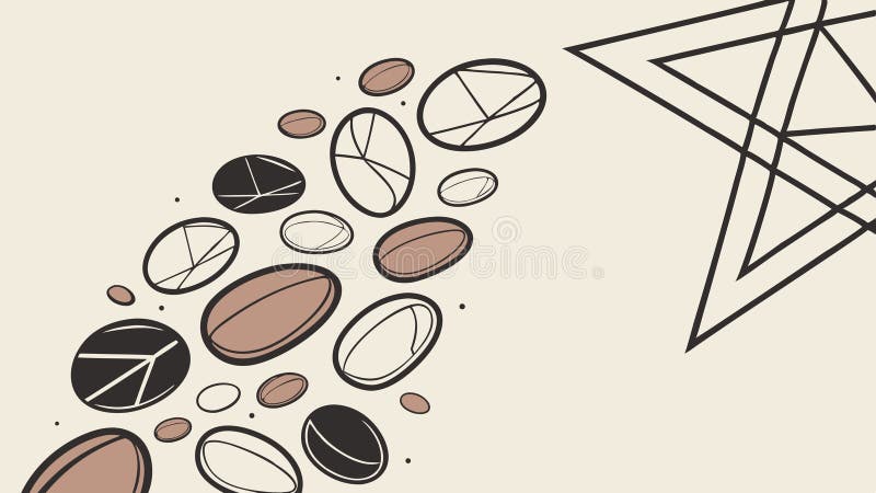 Abstract Overlapping Organic Shapes Pattern Background, Nature or Stone ...