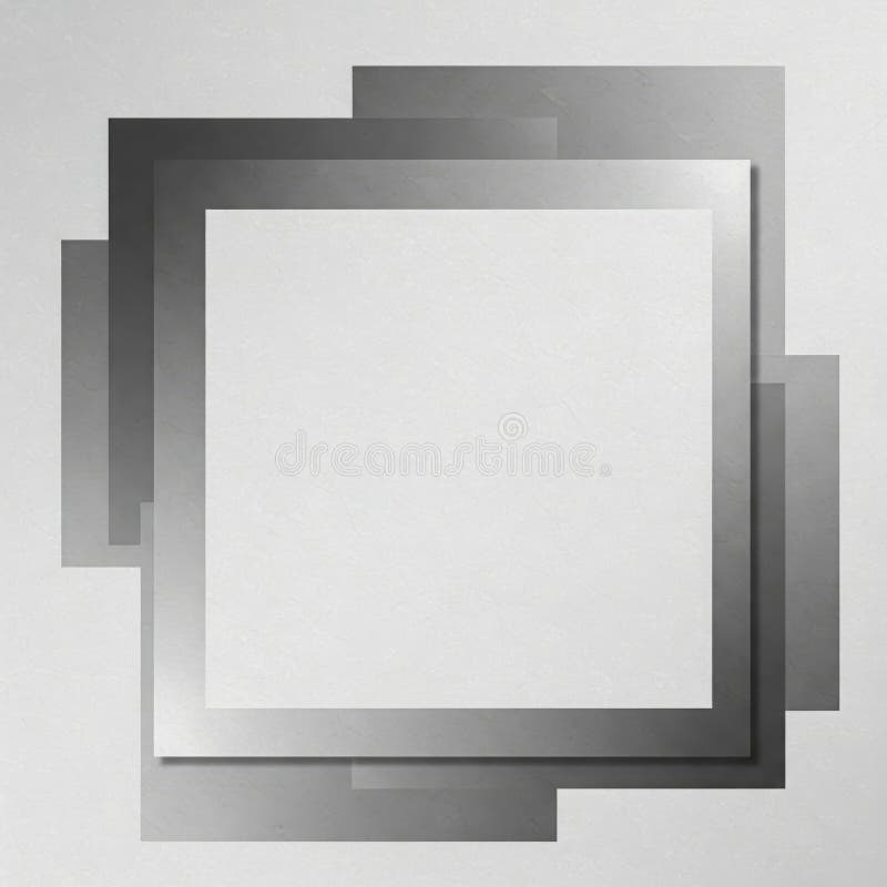 Stylish Minimalist Frame Layout Stock Illustration - Illustration of ...