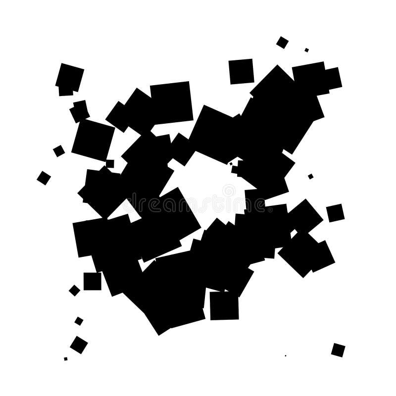 Abstract Overlapping Squares Element Vector Illustraiton Stock Vector ...