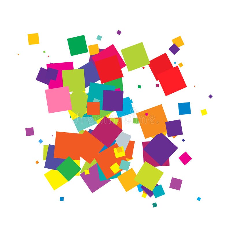 Abstract Overlapping Squares Pattern Vector Illustraiton Stock Vector ...