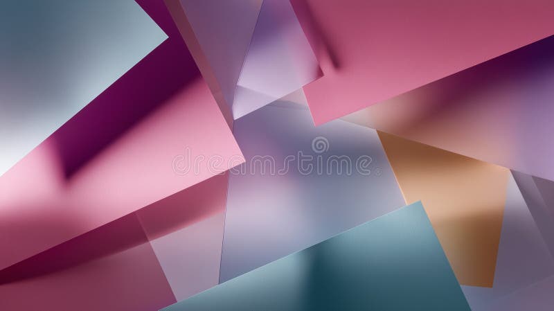Abstract Overlapping Transparent Paper Sheets - Modern Design Concepts ...