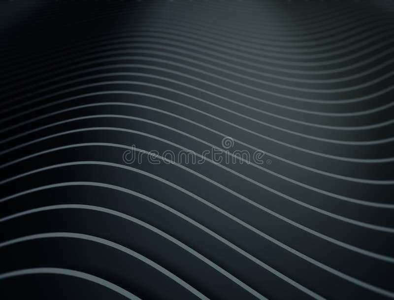 Abstract Overlapping Wave Form Stock Illustration - Illustration of ...