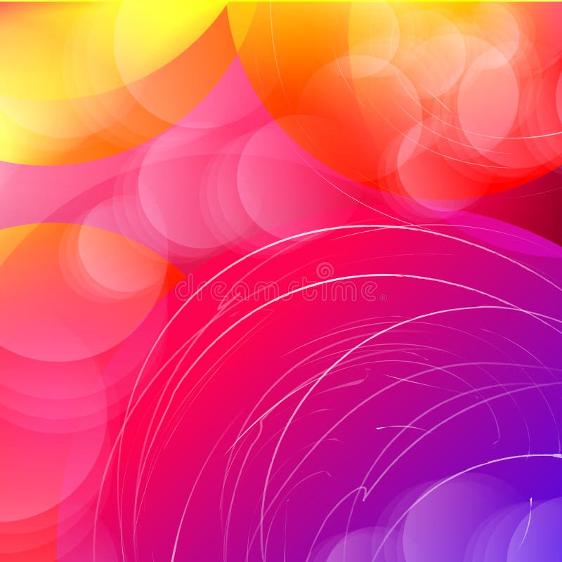 Abstract Overlay Circle Background with Circles. Vector. Stock ...