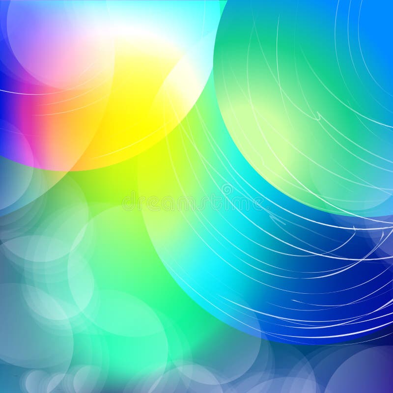 Abstract Overlay Circle Background with Circles. Vector. Stock ...