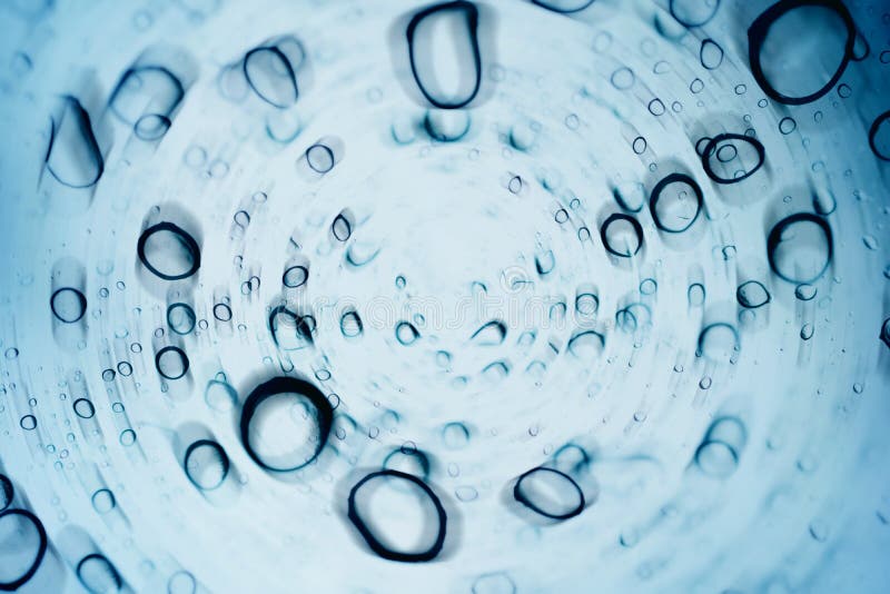 Abstract of Oxygen Bubbles Texture Background. Spinning Water in Stock ...