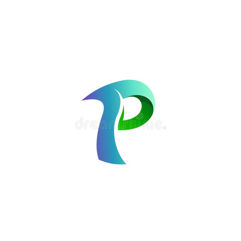 Abstract P Logo Vector, Business Icon Stock Vector - Illustration of ...