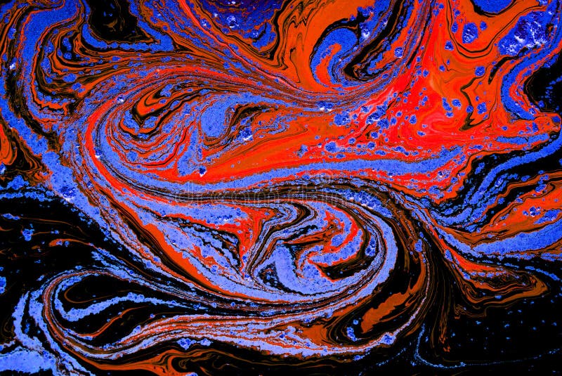 Abstract paint blending. stock image. Image of colors - 171674467