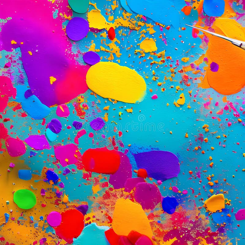433 Abstract Paint Blobs: a Vibrant and Dynamic Background Featuring ...