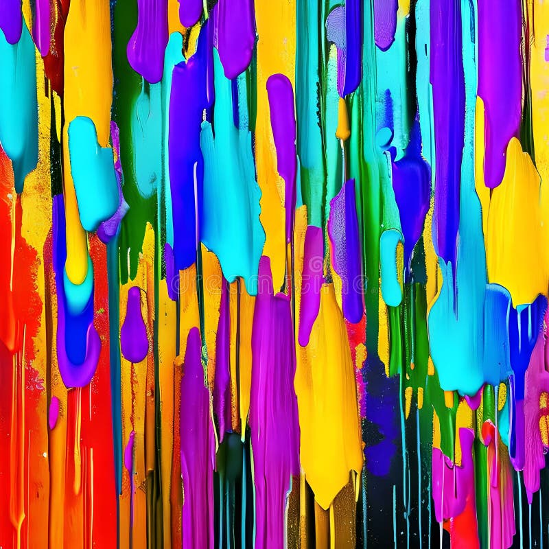 557 Abstract Paint Drips: an Artistic and Expressive Background ...