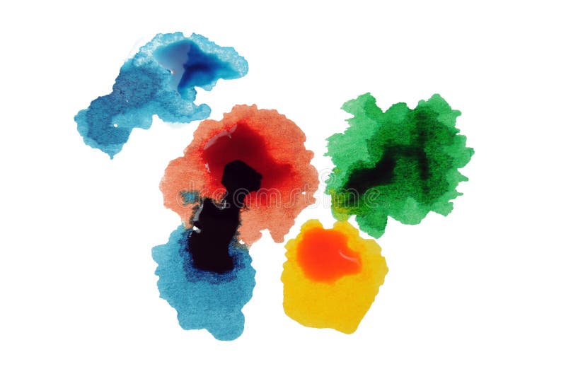 Abstract Colorful Paint Drips Art Stock Image - Image of background ...