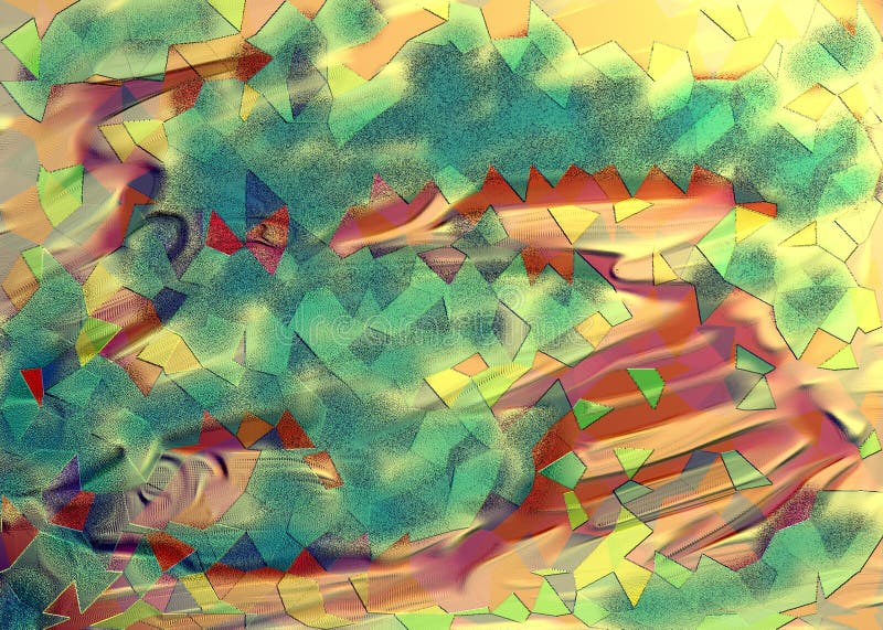 Abstract Paint Effects Picture. Image: 58737