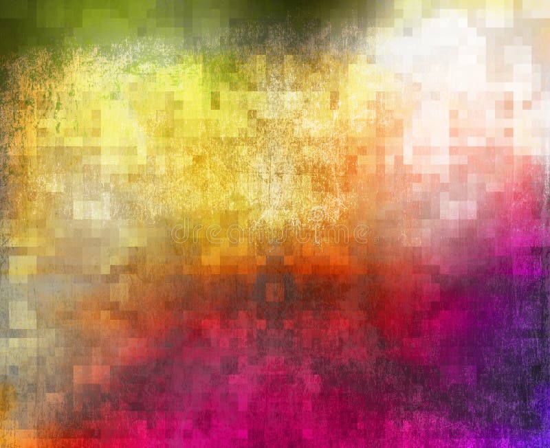Abstract Paint Gradient with Square Grid Added Stock Illustration ...