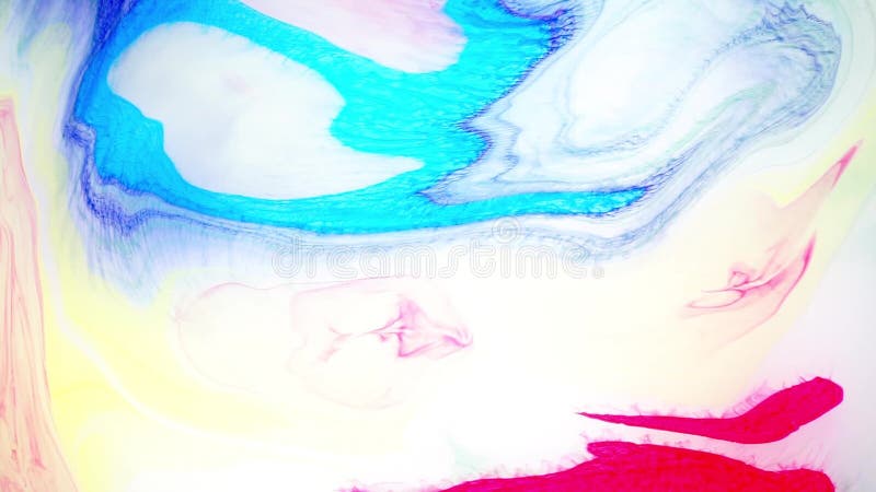 Abstract Paint Ink in Motion. Psychedelic Background Footage. Colorful ...