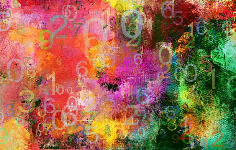 Abstract Art Panorama Numbers Stock Illustrations – 15 Abstract Art ...