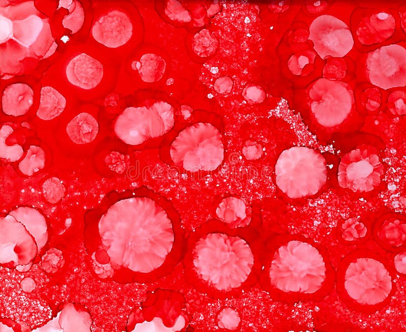 Abstract Paint Red Spots Textured Stock Illustration - Illustration of ...