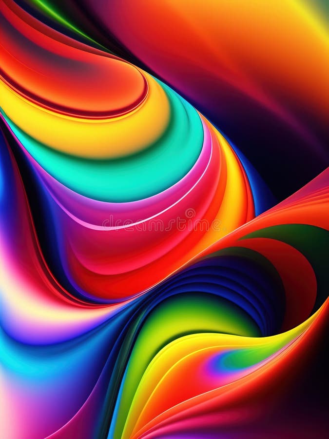 Abstract Paint Spatter Pattern in Vivid Colors Stock Illustration ...