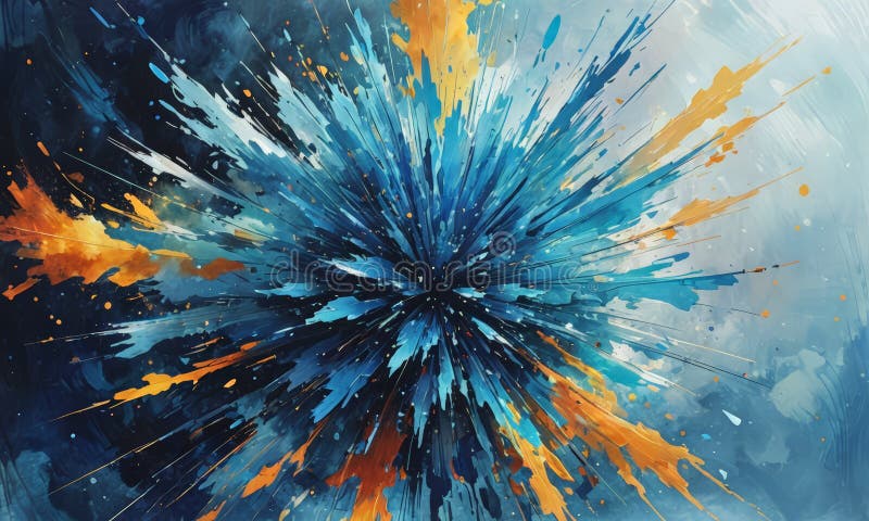 Abstract Paint Spe Background Stock Illustration - Illustration of blue ...