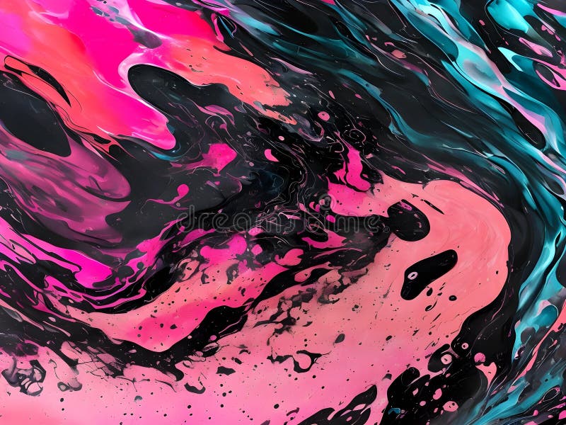 Abstract Paint Splash Background Pink Splatter Stock Illustration ...