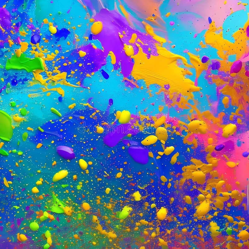 1055 Abstract Paint Splashes: a Captivating and Abstract Background ...