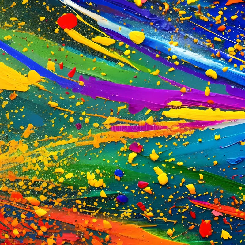 1126 Abstract Paint Splatters: a Vibrant and Expressive Background ...
