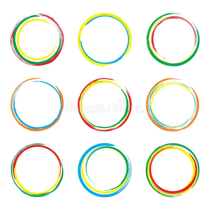 Circle Multiple Rings Stock Illustrations – 65 Circle Multiple Rings ...