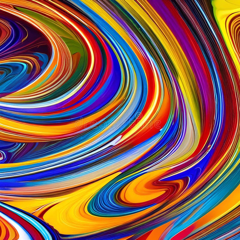 1222 Abstract Paint Swirls: a Creative and Expressive Background ...