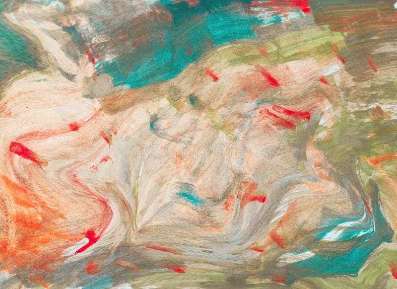 Abstract Paint Texture. Ink Waves Art. Handmade Painted Background. Ink ...