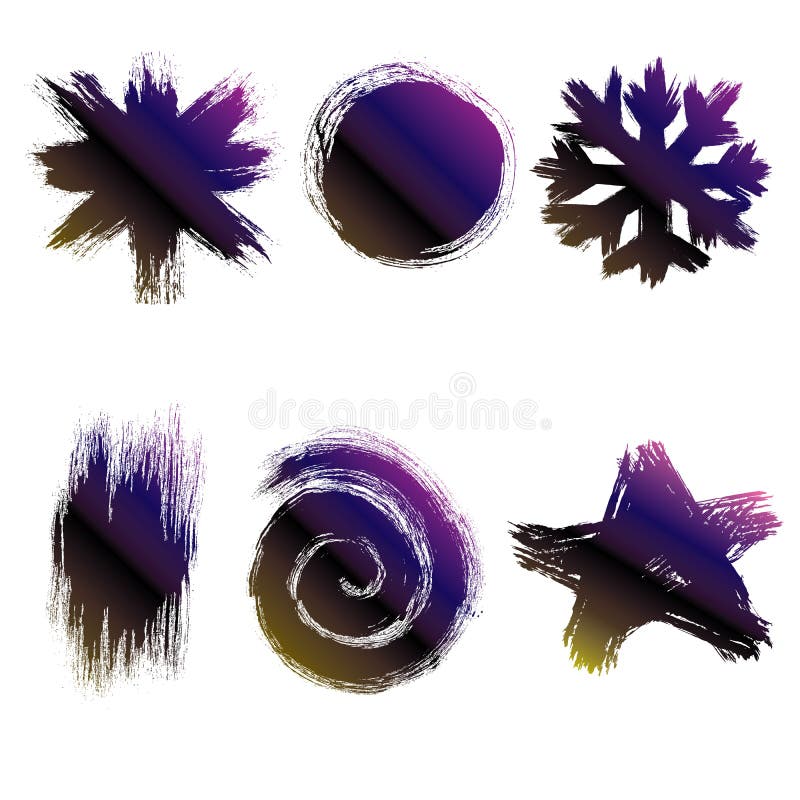 Abstract paintbrush grunge stock vector. Illustration of symbol - 42103752