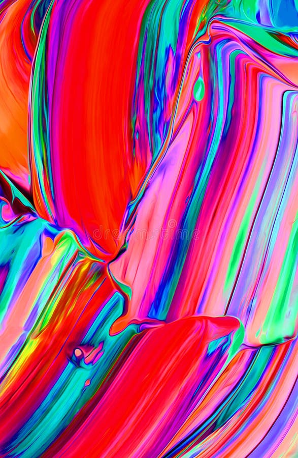 Abstract Painted Oil Texture Full Color and Multicolored. Rainbow ...